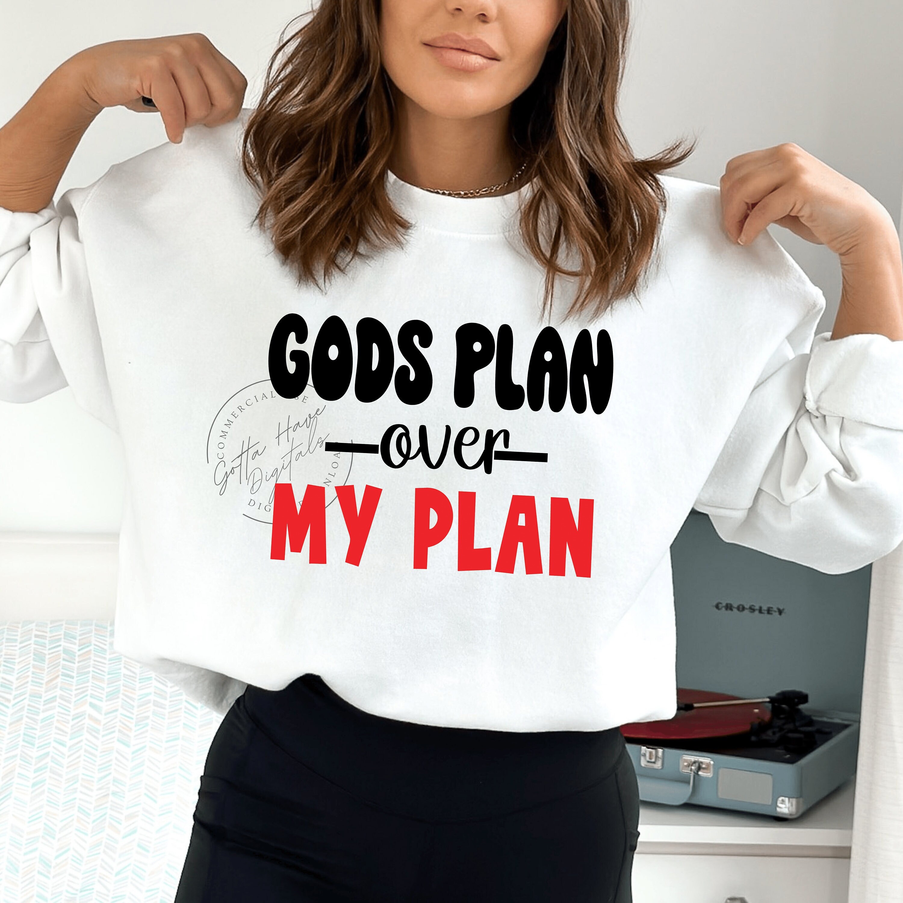 Christian Svg. God's Plan Over My Plan. Svg File. Cut File for Cricut ...