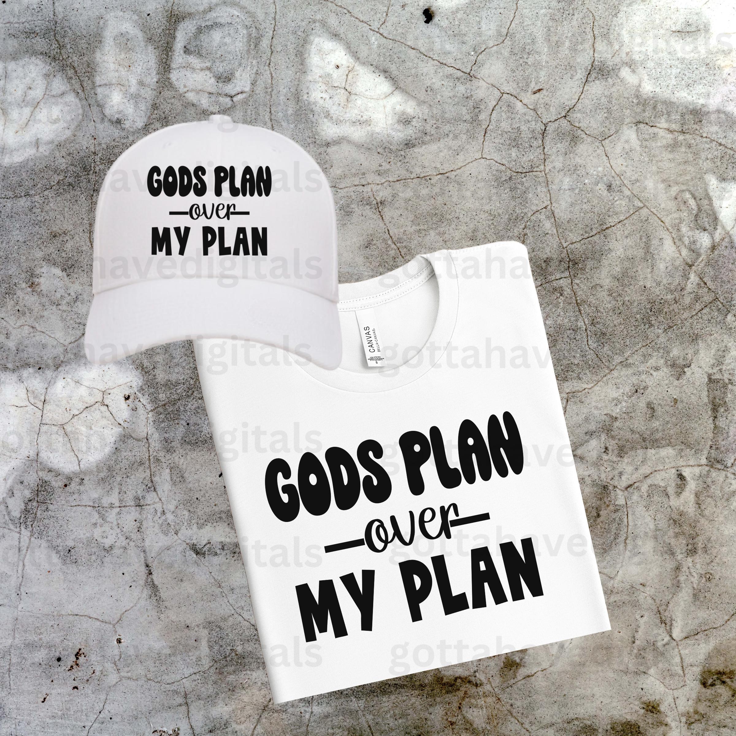 Christian Svg. God's Plan Over My Plan. Svg File. Cut File for Cricut ...