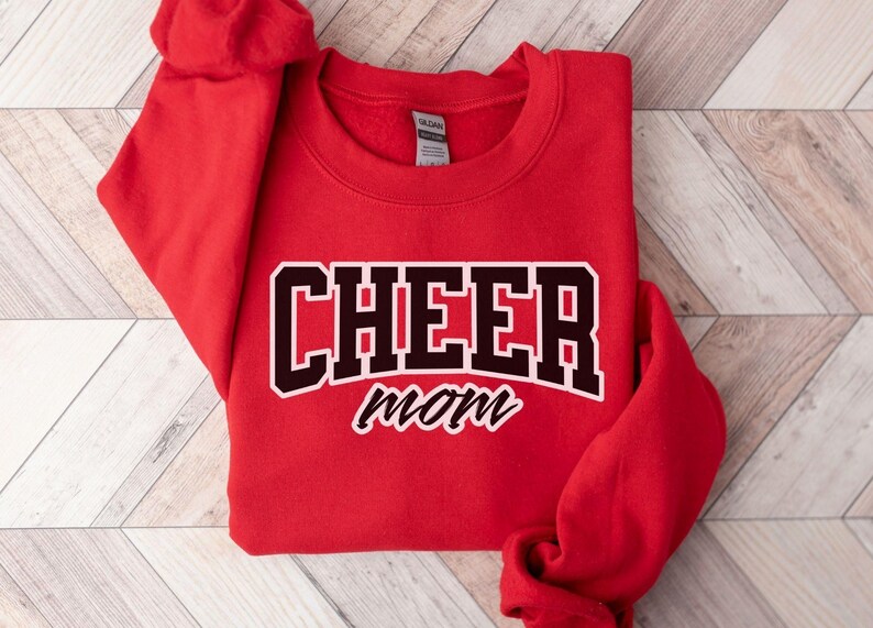 Cheer Mom Sweater, Cheer Mom Sweatshirt, Cheer Mom Gift, Cheerleading ...