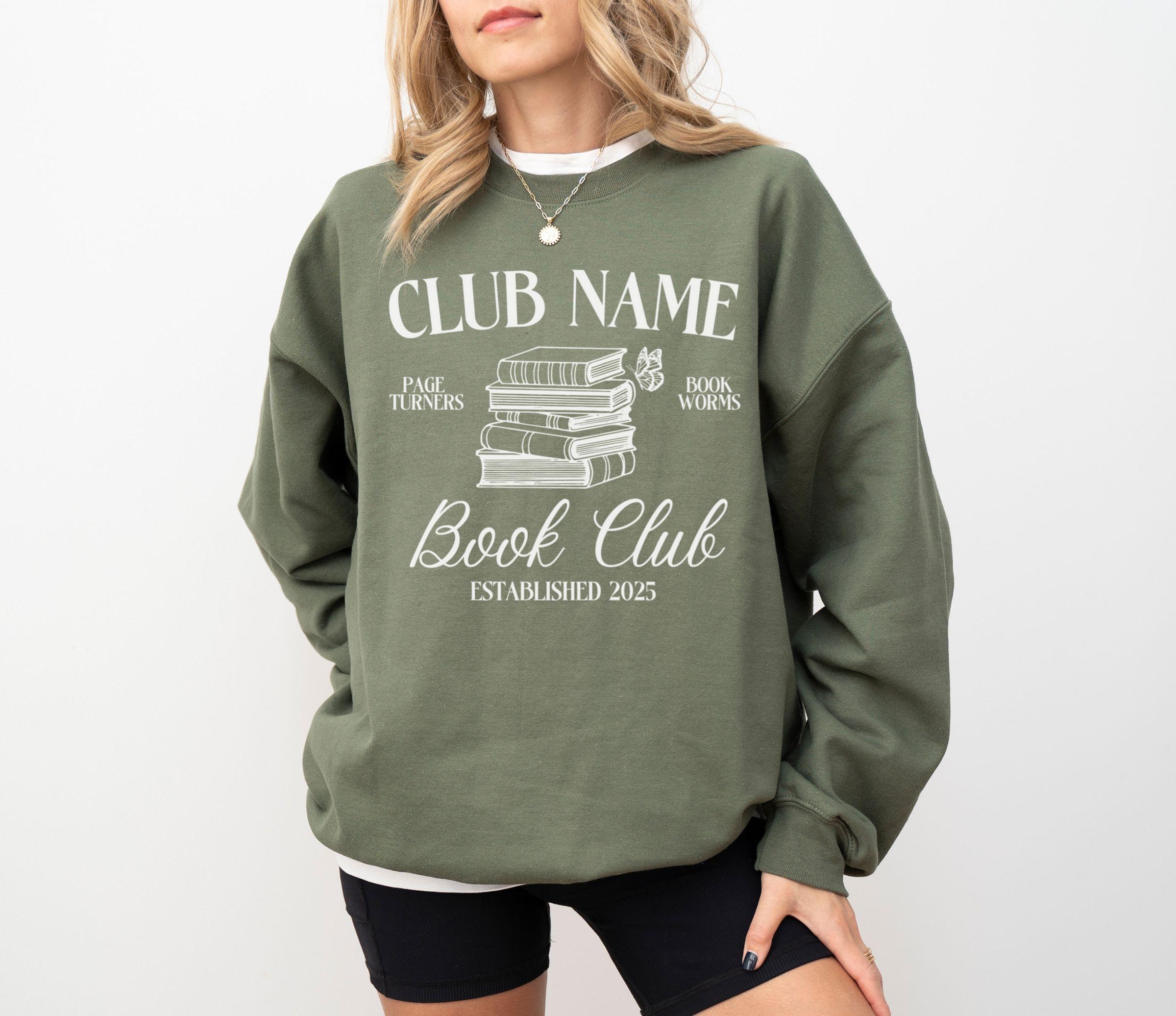 Book Club Personalized Sweatshirts,custom Bookish Sweatshirt ...