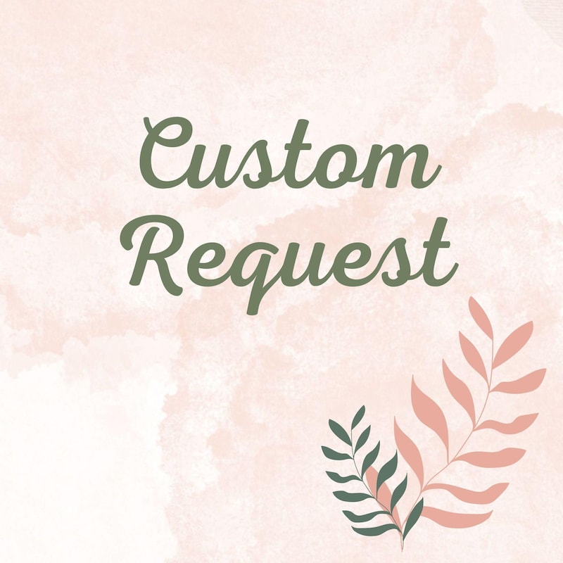 Custom Order Form - Etsy