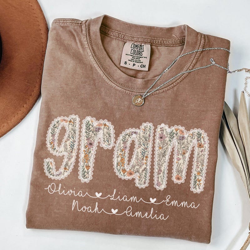 Personalized Gram Shirts - Etsy