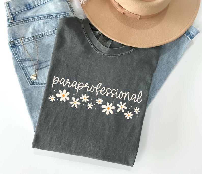 Comfort Colors® Paraprofessional Shirt, Para Squad Shirts, Funny ...