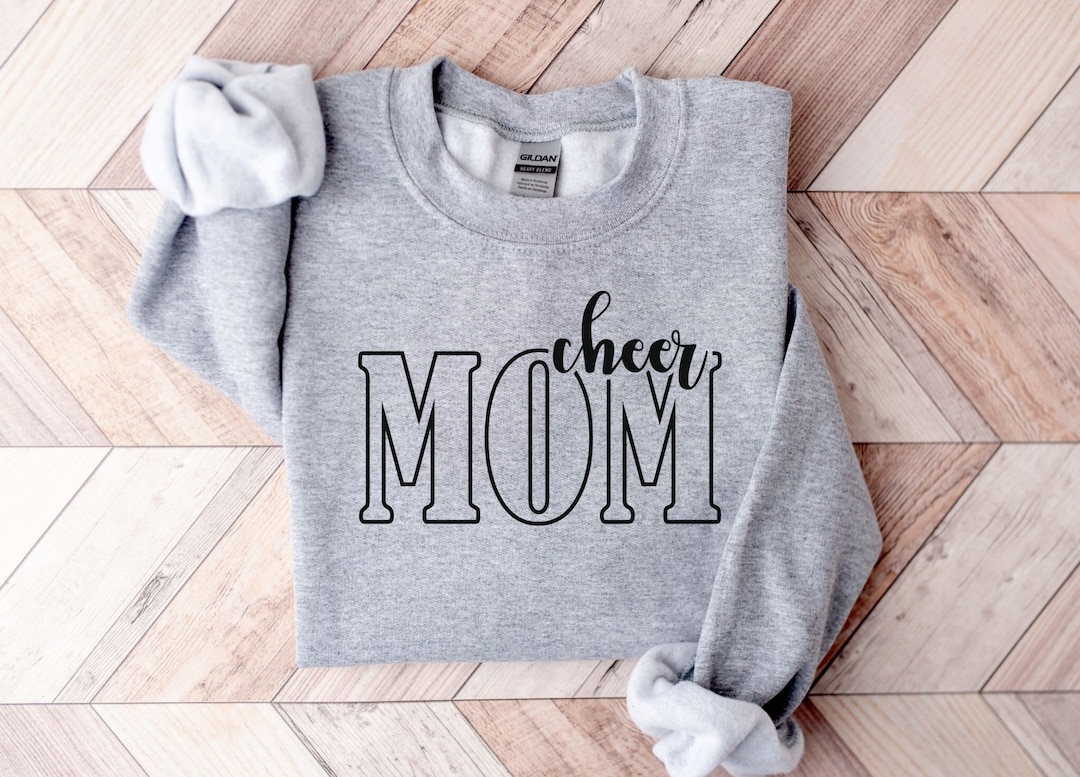 Cheer Mom Sweater, Cheer Mom Sweatshirt, Cheer Mom Gift, Cheerleading ...
