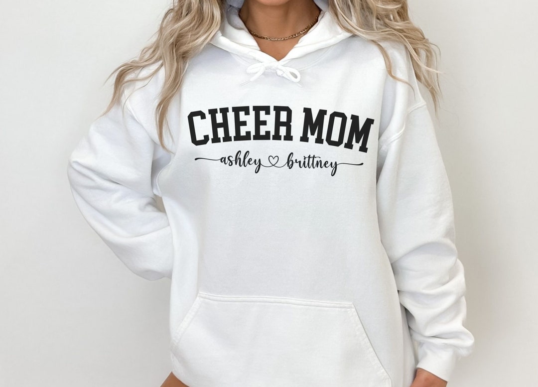 Custom Cheer Mom Hoodie, Cheer Mom Hoodie, Cheer Mom Gift, Cheer Mama ...