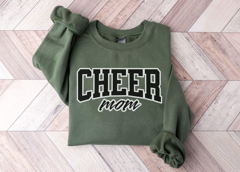 Cheer Mom Sweater, Cheer Mom Sweatshirt, Cheer Mom Gift, Cheerleading ...