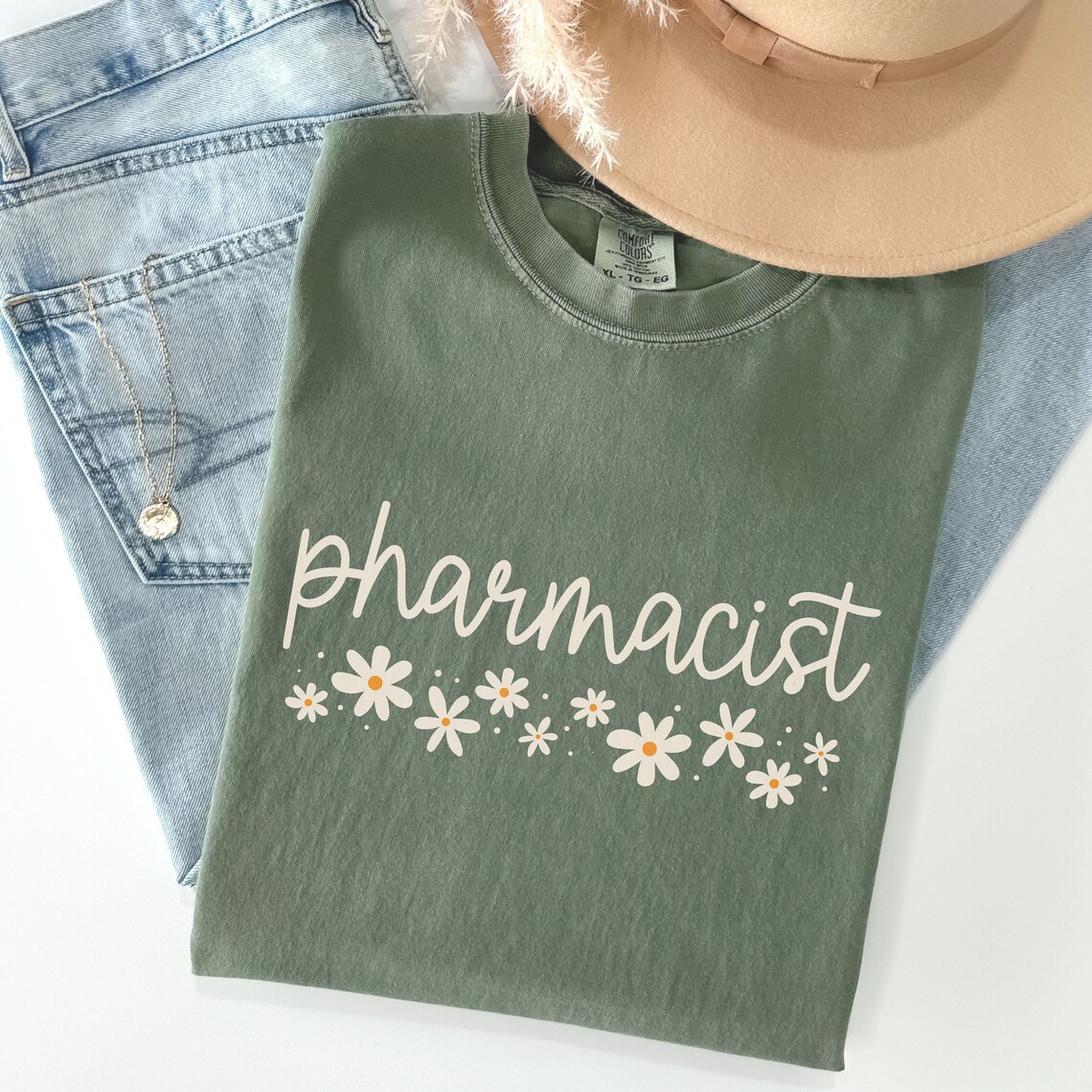 Comfort Colors® Pharmacist Shirt, Pharmacy T-shirt, Pharmacy Tech Shirt ...