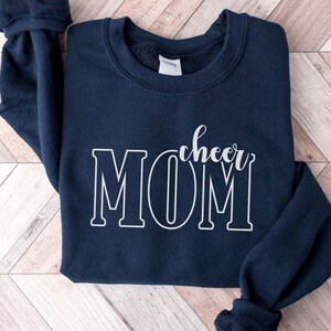 Cheer Mom Sweater, Cheer Mom Sweatshirt, Cheer Mom Gift, Cheerleading ...