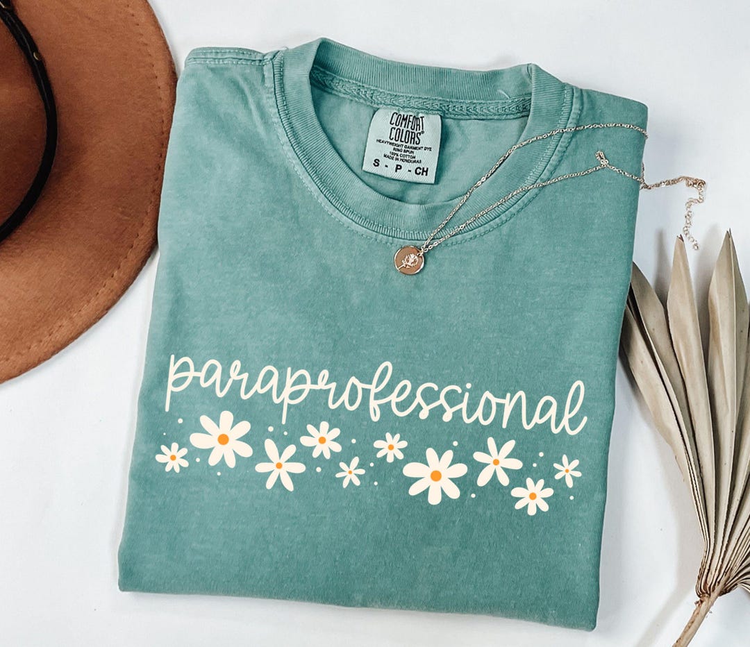 Comfort Colors® Paraprofessional Shirt, Para Squad Shirts, Funny ...