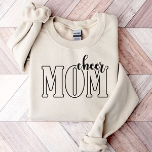 Cheer Mom Sweater, Cheer Mom Sweatshirt, Cheer Mom Gift, Cheerleading ...