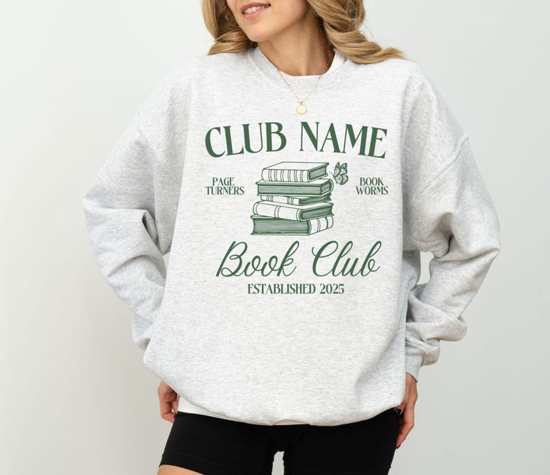 Book Club Personalized Sweatshirts,custom Bookish Sweatshirt ...