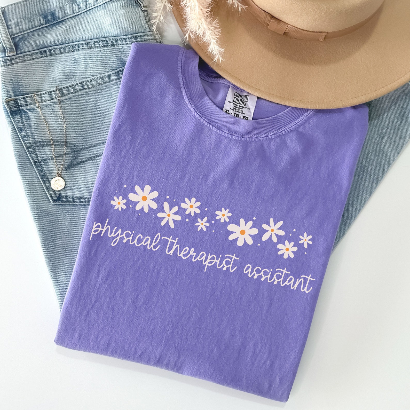 Comfort Colors® Physical Therapist Assistant Shirt,pta T-shirt,physical ...