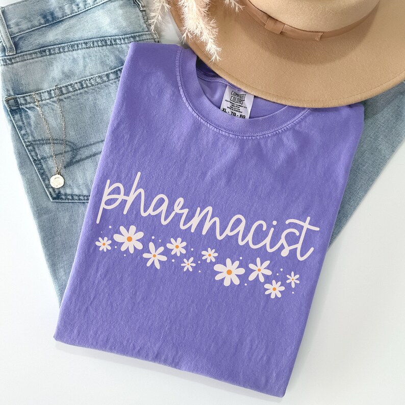 Comfort Colors® Pharmacist Shirt, Pharmacy T-shirt, Pharmacy Tech Shirt ...