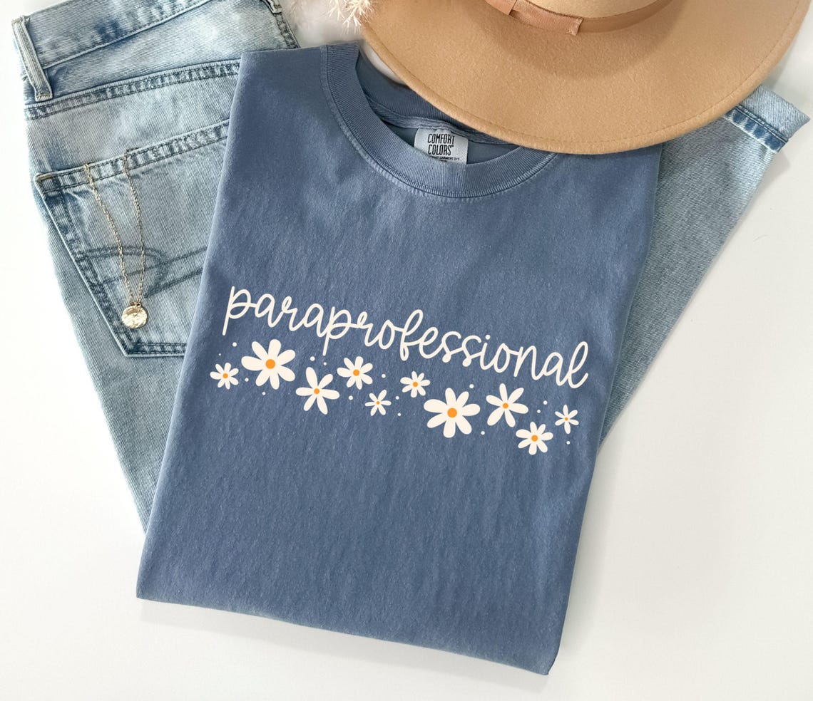 Comfort Colors® Paraprofessional Shirt, Para Squad Shirts, Funny ...