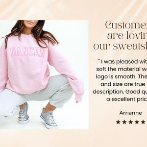 Dancer Sweatshirt, Gift for Dancer, Dance Sweatshirt, Dance Crewneck ...