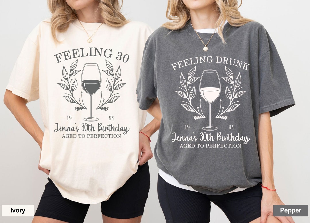 Custom 30th Birthday Shirt,30th Birthday Gift for Her,30th Birthday ...