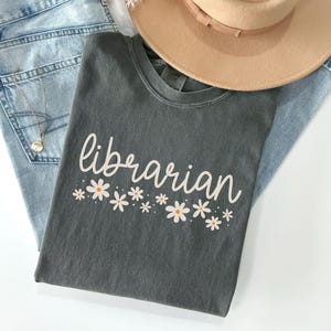 Comfort Colors® Librarian Shirt, Gift for Librarian Gifts, Library ...