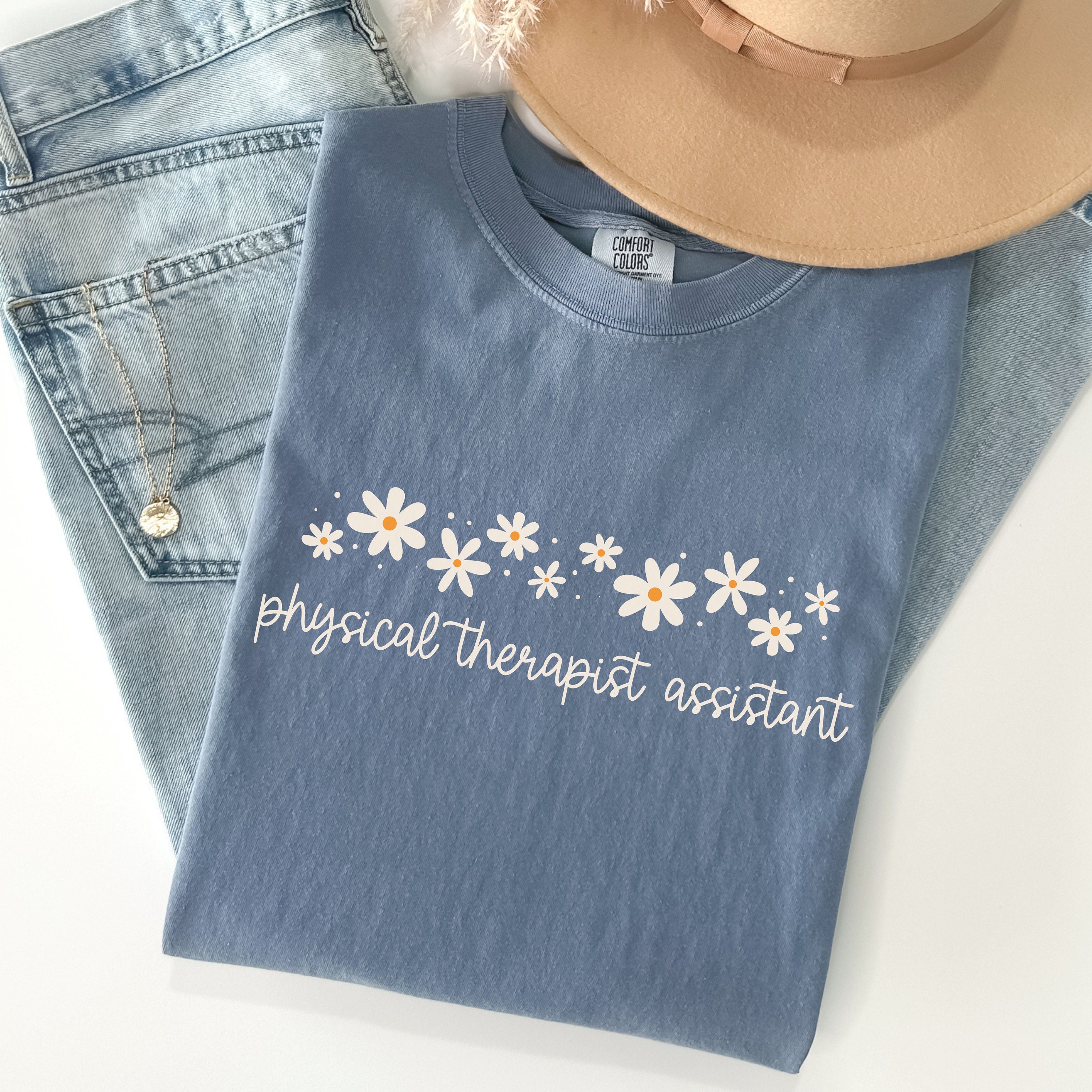Comfort Colors® Physical Therapist Assistant Shirt,pta T-shirt,physical ...