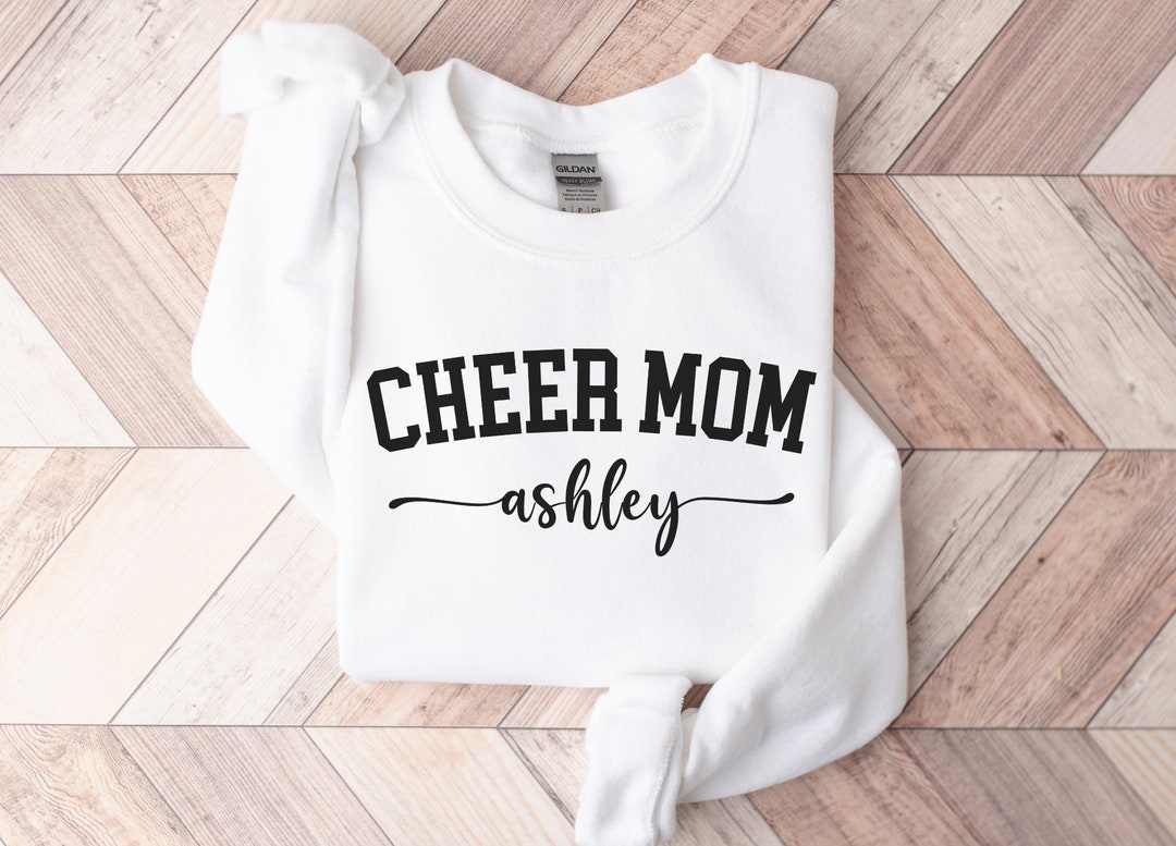 Custom Cheer Mom Sweatshirt, Cheer Mom Sweatshirt, Cheer Mom Gift ...