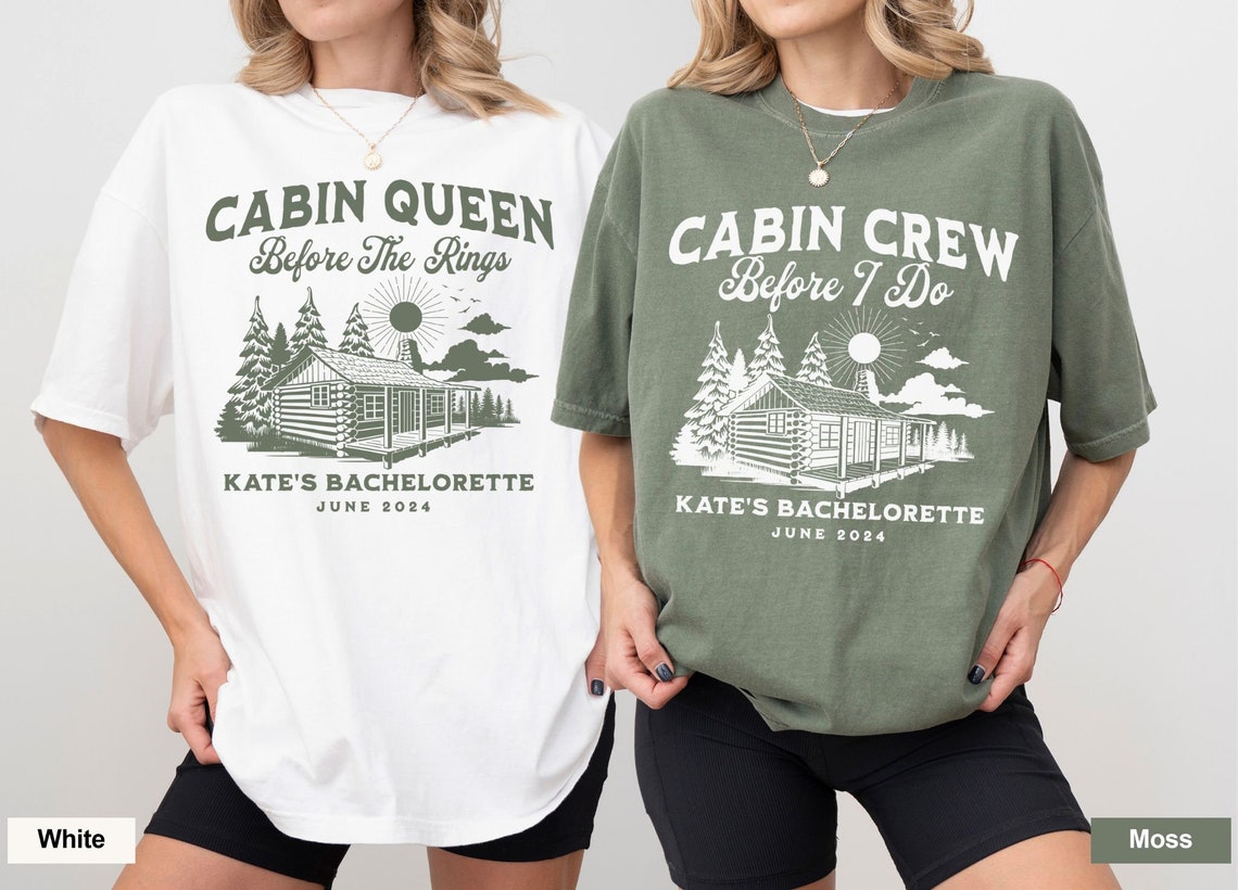 Custom Cabin Bachelorette Shirts,cabin Crew Before I Do Shirts,camp ...