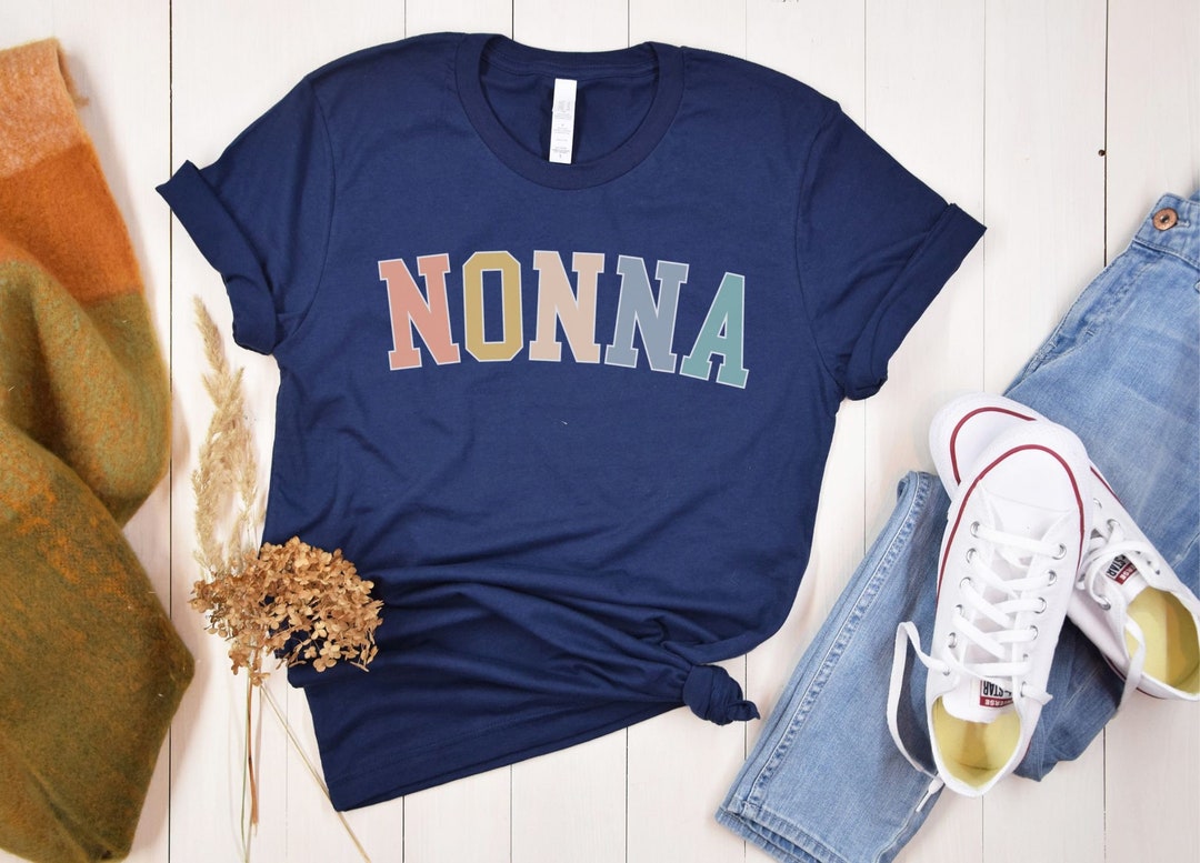 Nonna Shirt,nonna Tshirt,grandma Shirt,pregnancy Announcement Tee,gift for Nonna,new Grandma ...