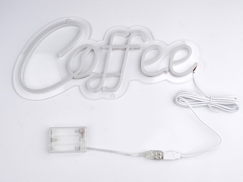 Coffee LED Neon Sign, Neon Signs for Wall Decor, Cafe Shop Sign, Bar ...