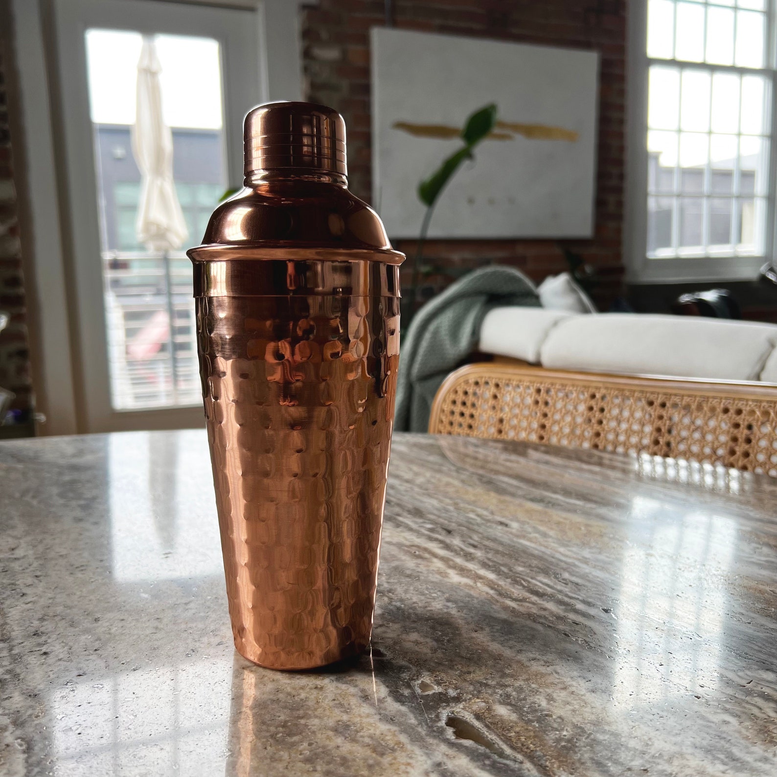 Hammered Copper Cocktail Shaker - Etsy