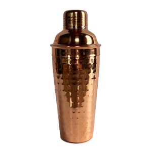Hammered Copper Cocktail Shaker - Etsy