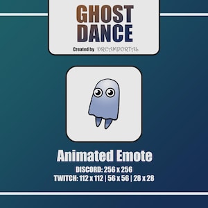 Ghost Dance Twitch and Discord Animated Emote - Etsy