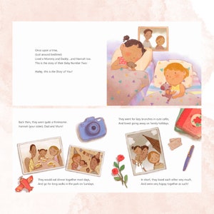 Personalized Baby Book Your Baby's Story sibling Version Second Baby ...
