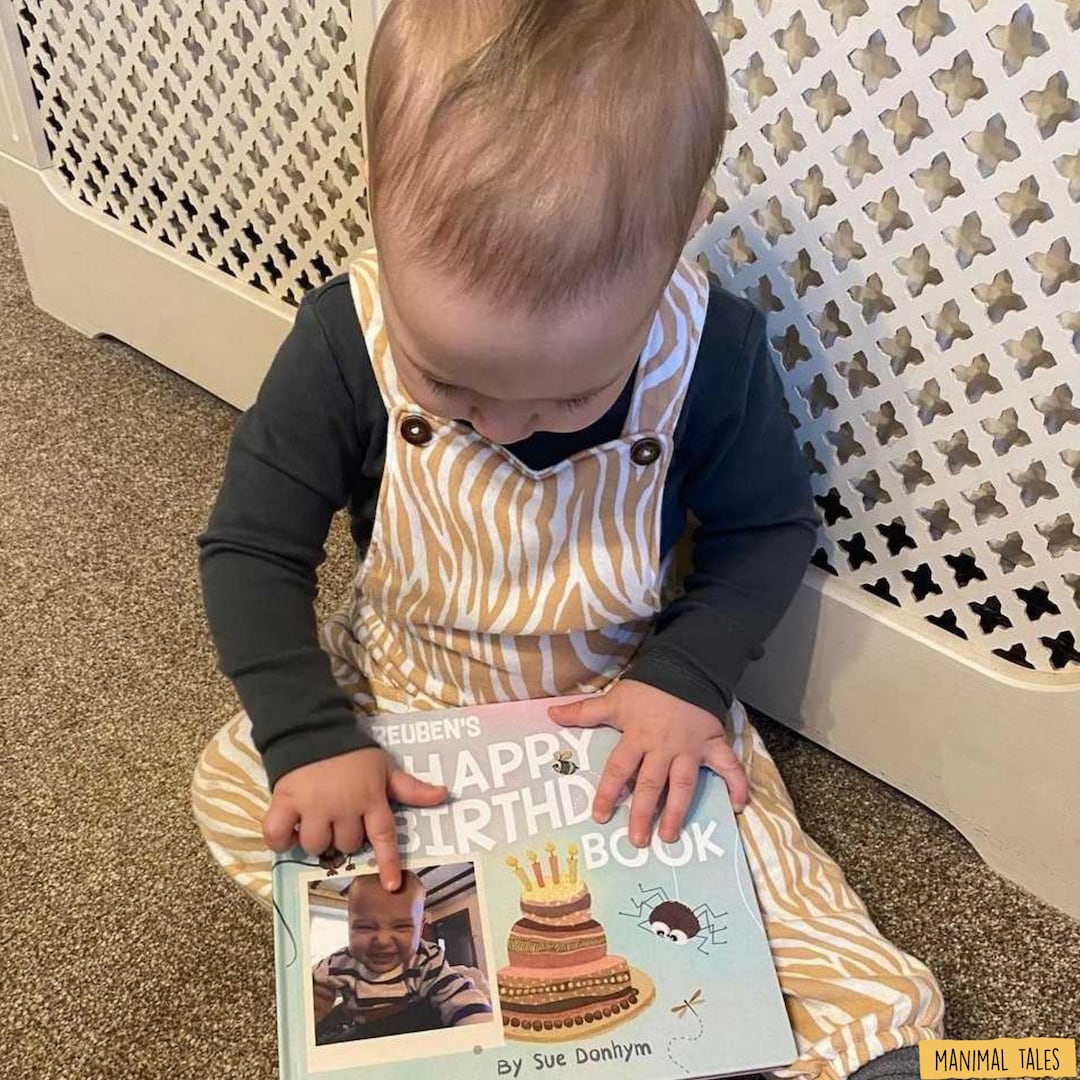 Personalized Birthday *photo* Book - My Happy Birthday Book, First ...