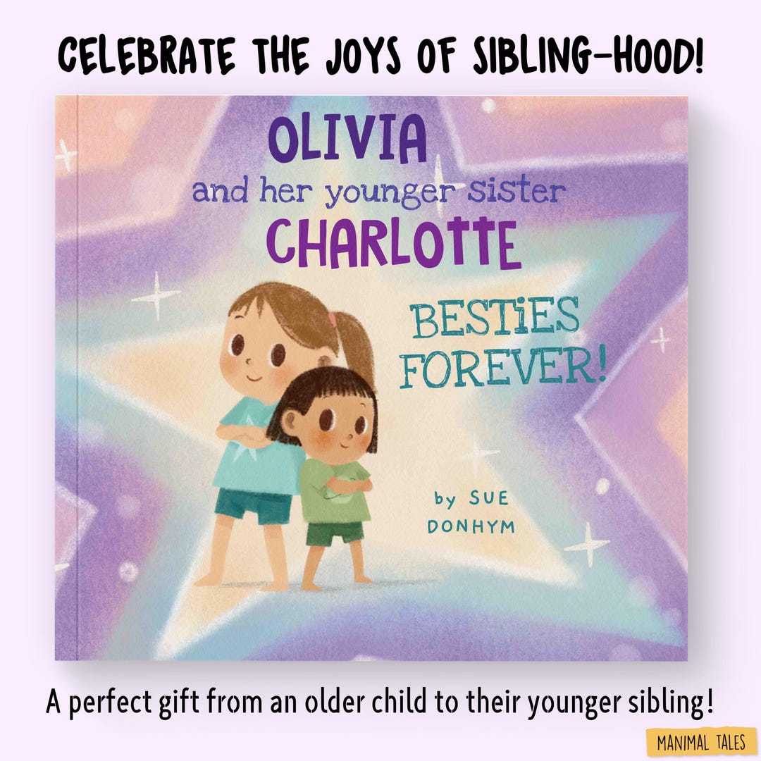 Personalized Book for Siblings- Me & My Younger Sibling, Personalized ...