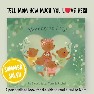 Personalized Mother's Day Book Mommy and Us Gift for Mom, Mum, Mothers ...