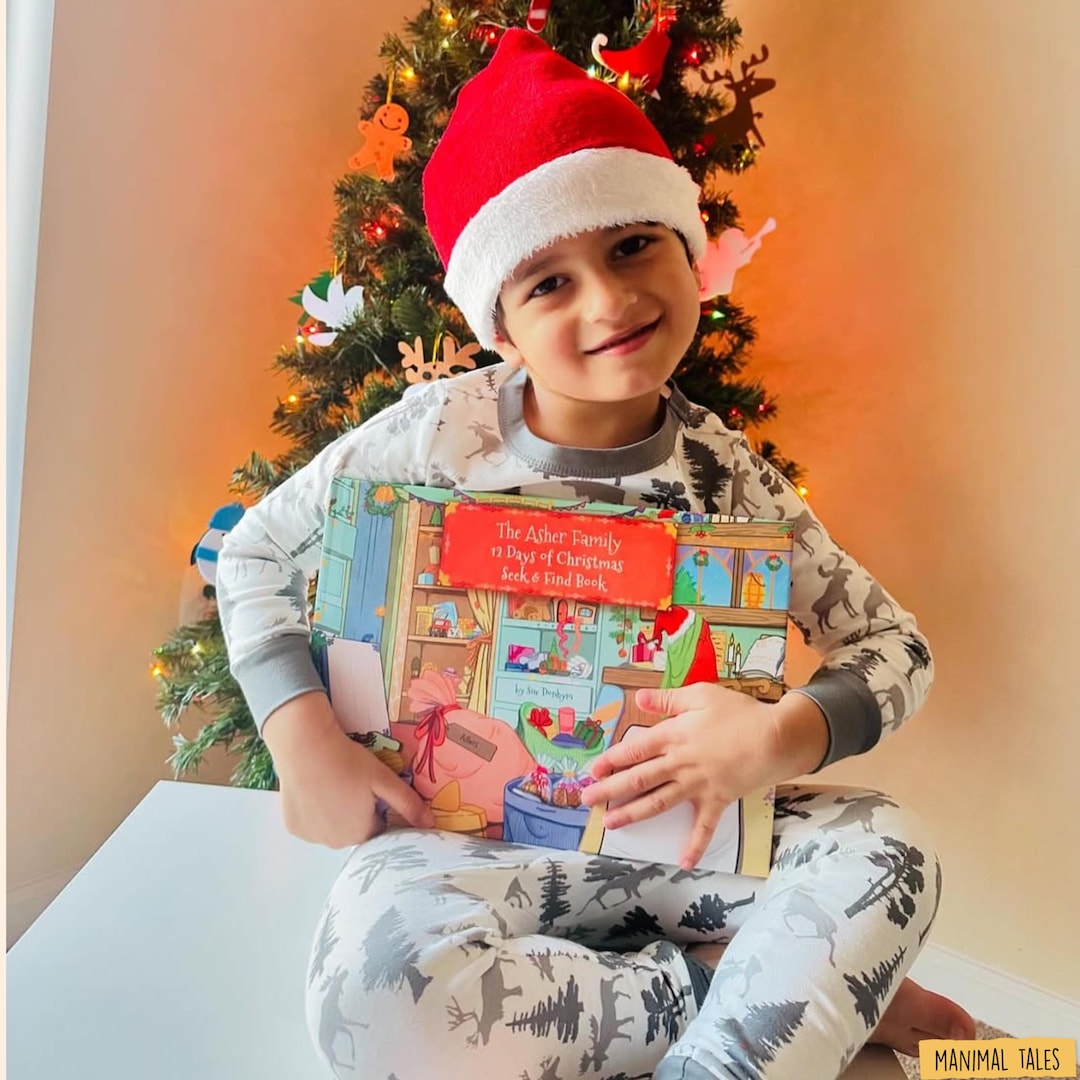 Personalized Book for Family- Family Christmas Seek & Find Book ...