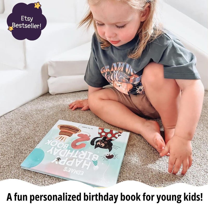 Personalized First Birthday Book - Etsy