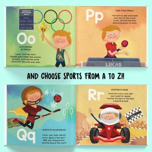 Personalized Sports Book for Kids What Will Your Child Be: an ABC ...
