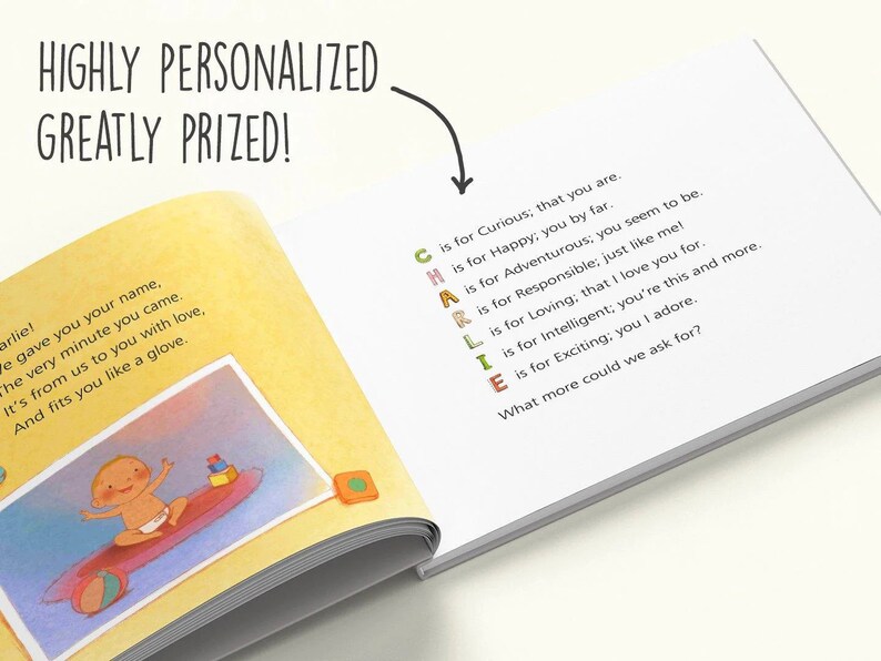 Personalized Baby Book Your Baby's Story Sibling Version - Etsy