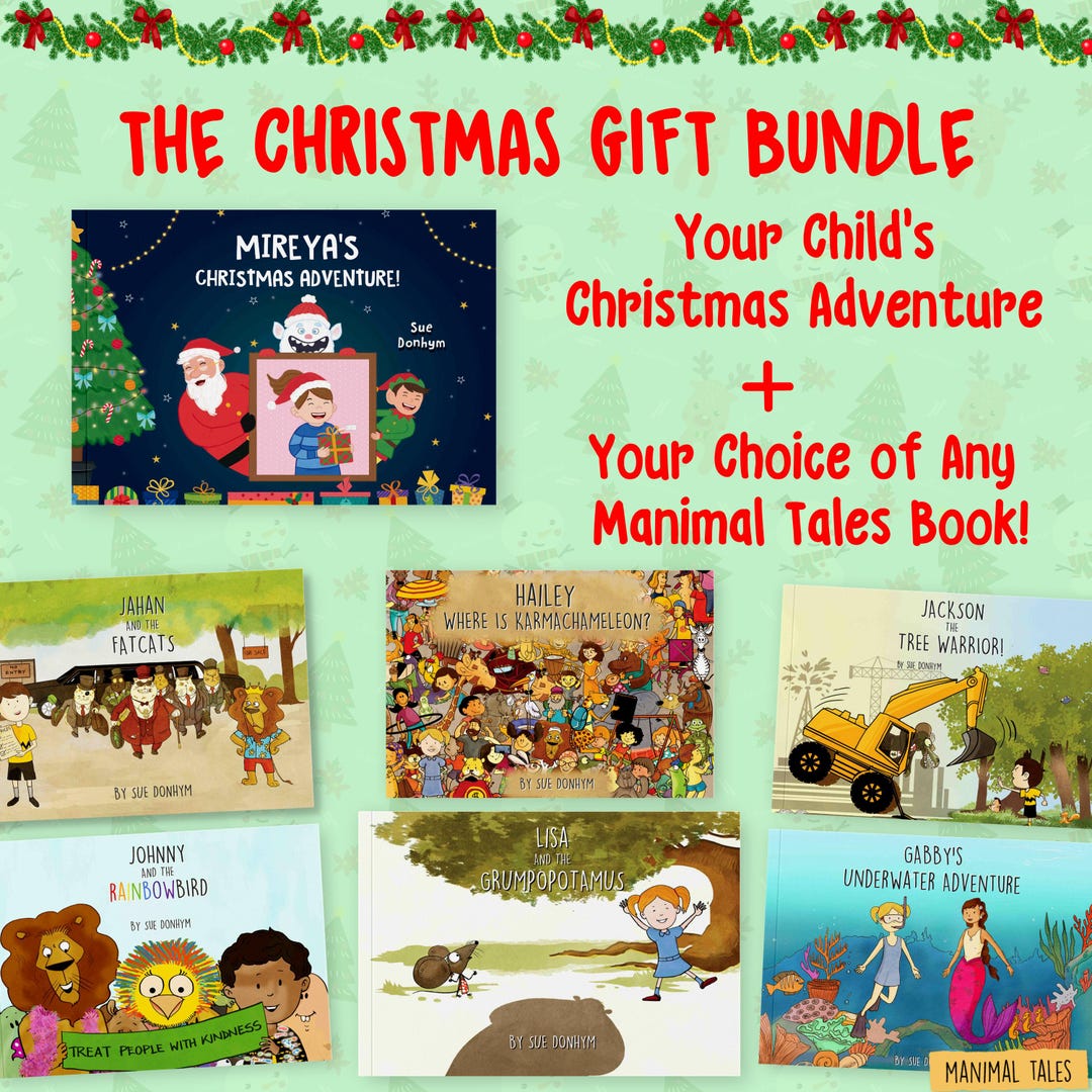 Personalized Christmas Gift Bundle: My Christmas Adventure + Any ...