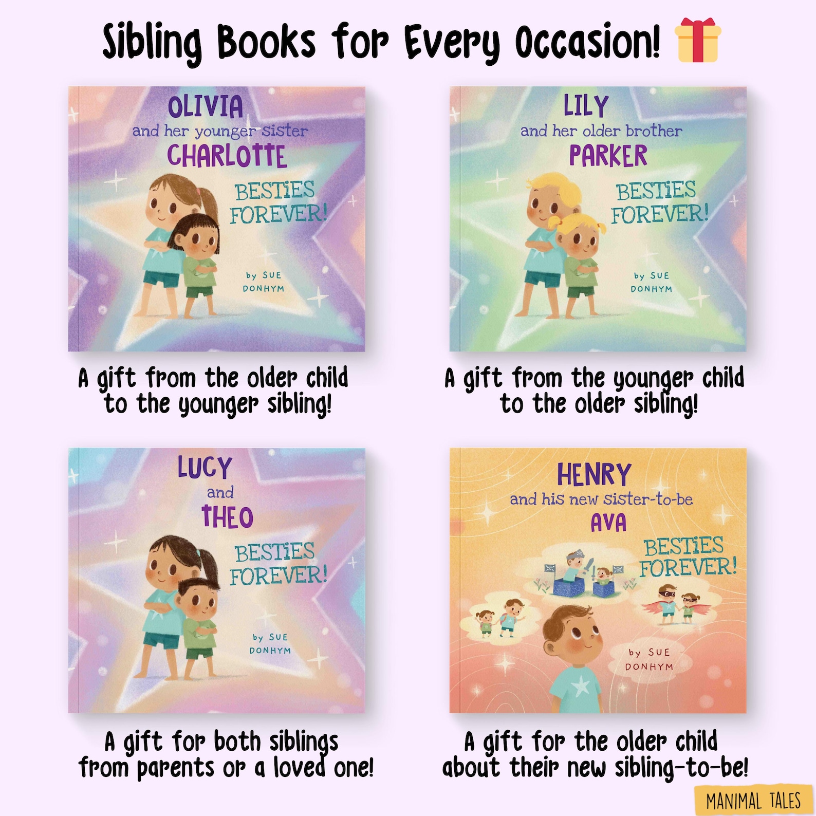 Personalized Book for Siblings- Me & My Younger Sibling, Personalized ...