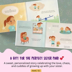 Personalized Book for 2 Sisters, Custom Storybook, Gift for Sisters ...