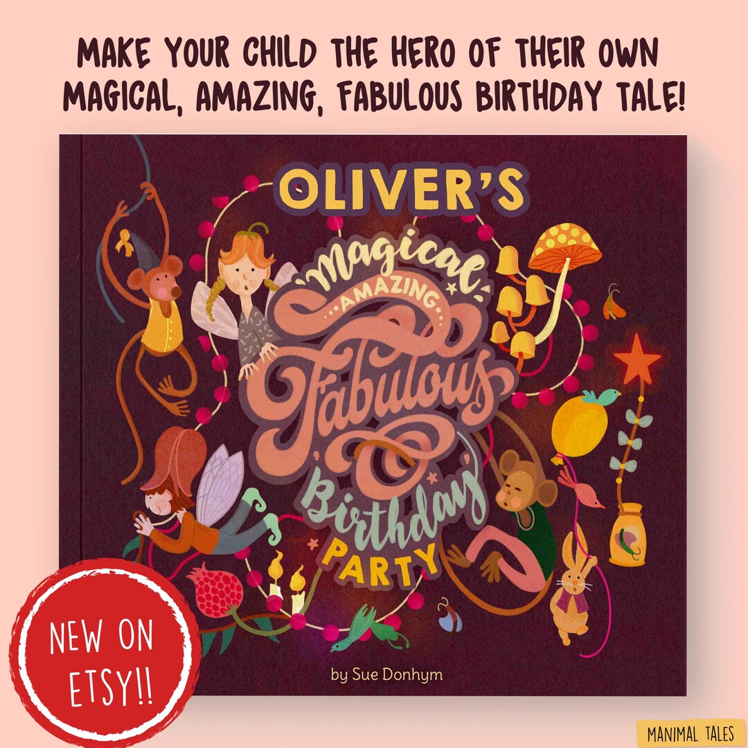 Personalized Birthday Book- Birthday Gift, Custom Book, Personalised ...