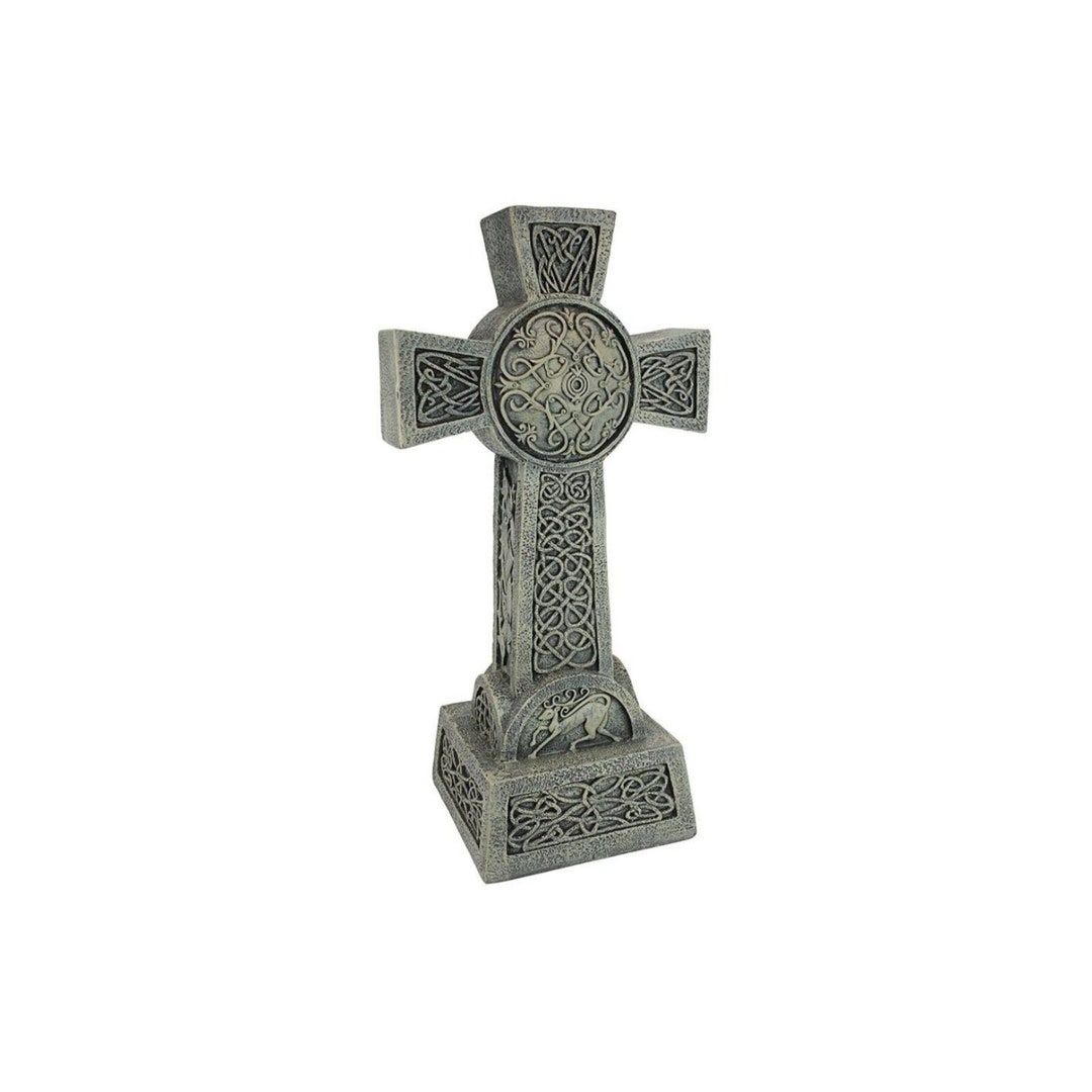 Donegal Celtic High Cross Statue Graveyard Statue Memorial Statue Angel ...
