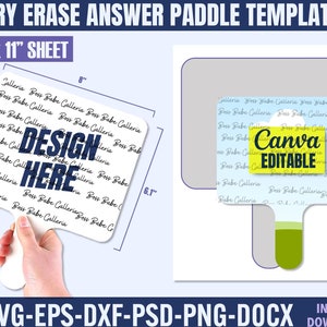 Graduation Dry Erase Paddle Template, Editable Template, Graduation ...