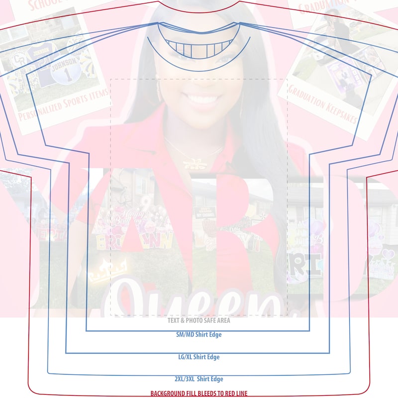 3d All Over Template Canva - Etsy