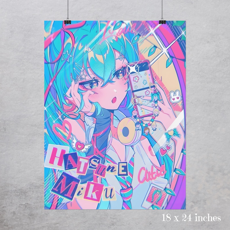 Hatsune Miku Poster - Etsy