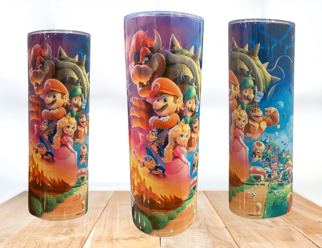 Mario Bros Tumbler - Etsy