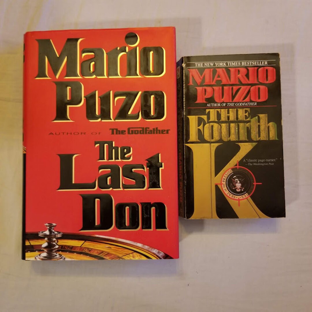 Mario Puzo .99 Ea. Books Preowned - Mystery, Thriller - Etsy