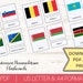 197 World Flags Montessori School 3 Part Flashcards Printable ...