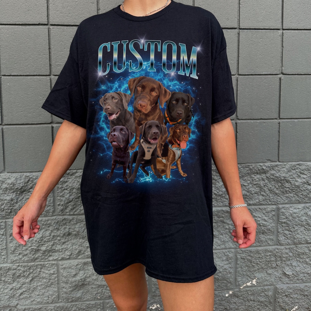 Custom Bootleg Pet T-shirt Personalized 90s Bootleg Dog T-shirt Retro ...