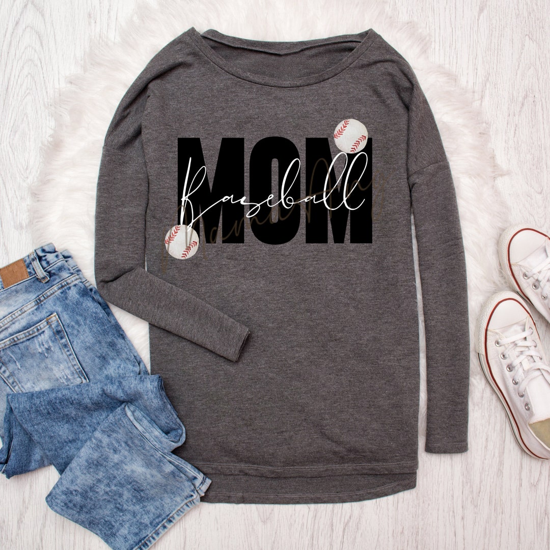 Mom Baseball Design: PNG SVG Digital Download - Etsy